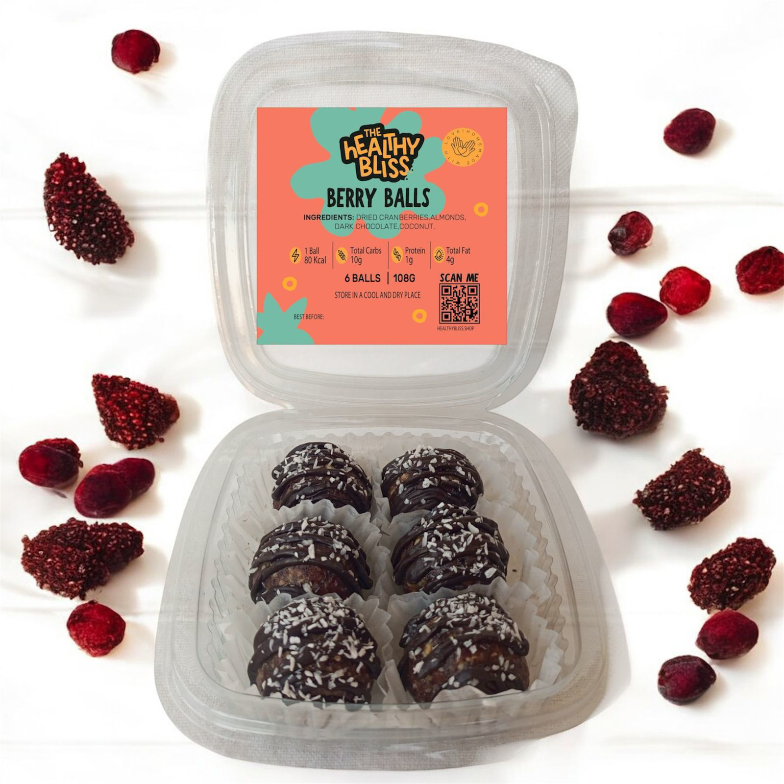 Healthy bliss. Berry Balls